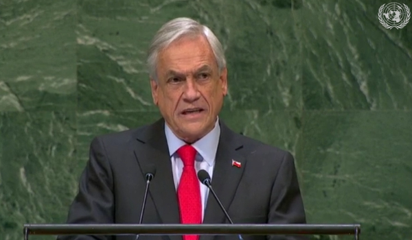 Discurso de Sebastián Piñera, Presidente de Chile, 73ª Asamblea General ... Discurso de Sebastián Piñera, Presidente de Chile, 73ª Asamblea General ...