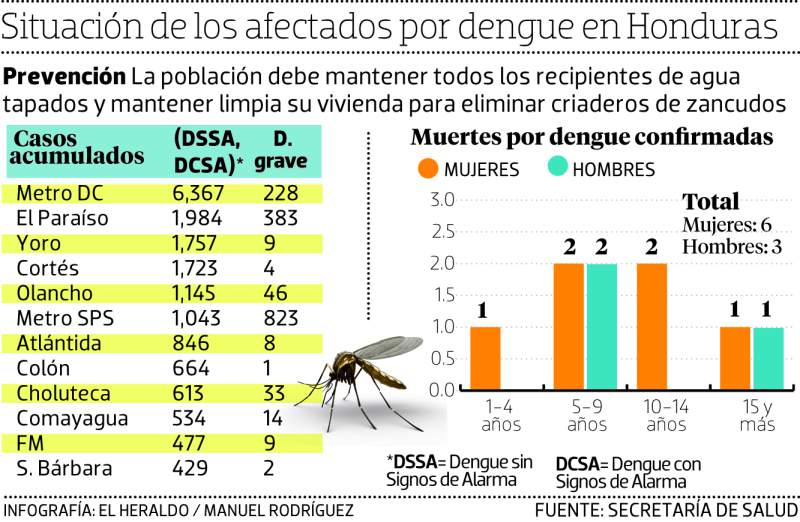 Honduras Secretaría De Salud Reporta Más De 20 Mil Casos De Dengue En