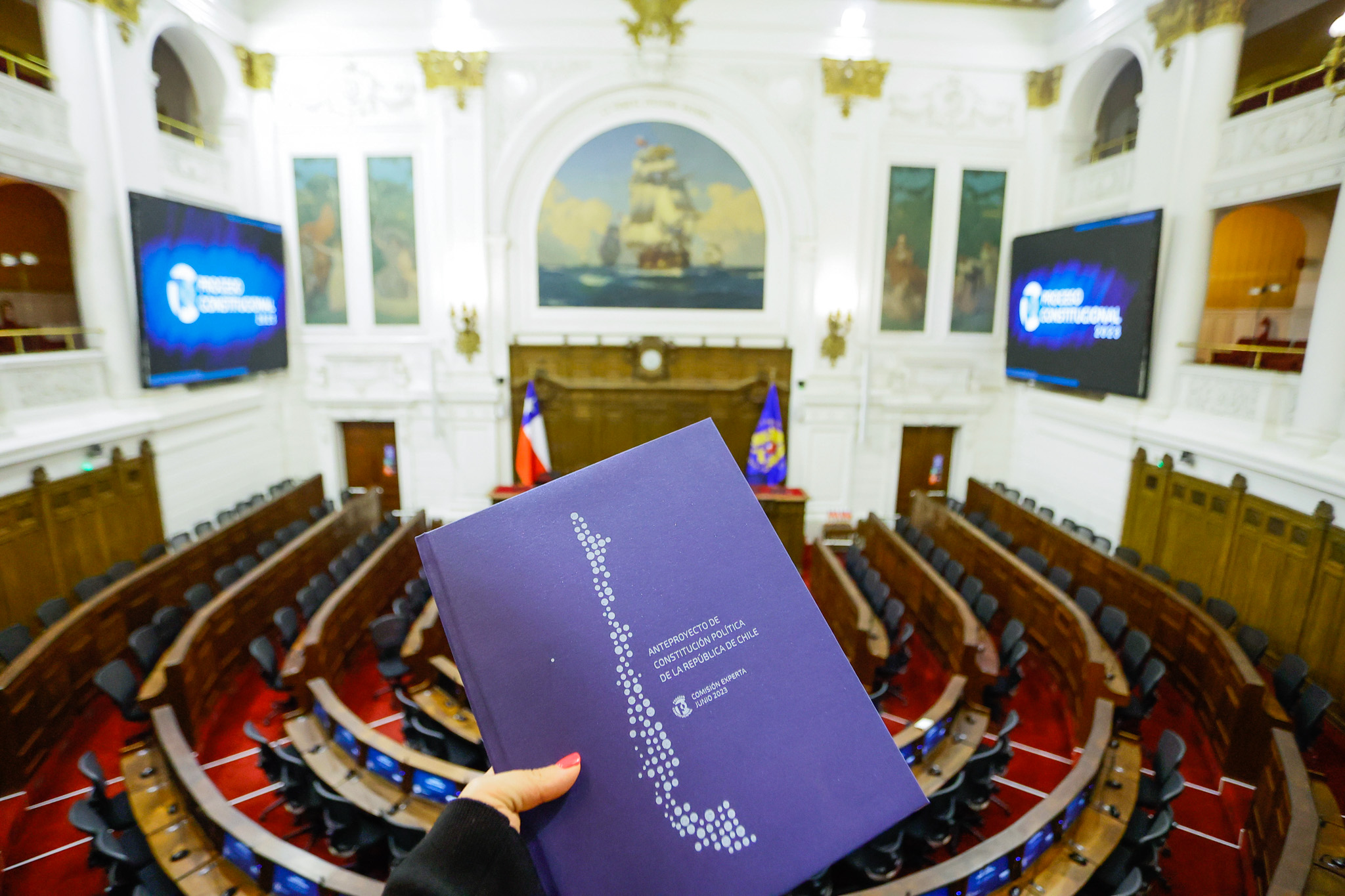 Chile Publican El Borrador De La Nueva Constitución Y El Lunes Se